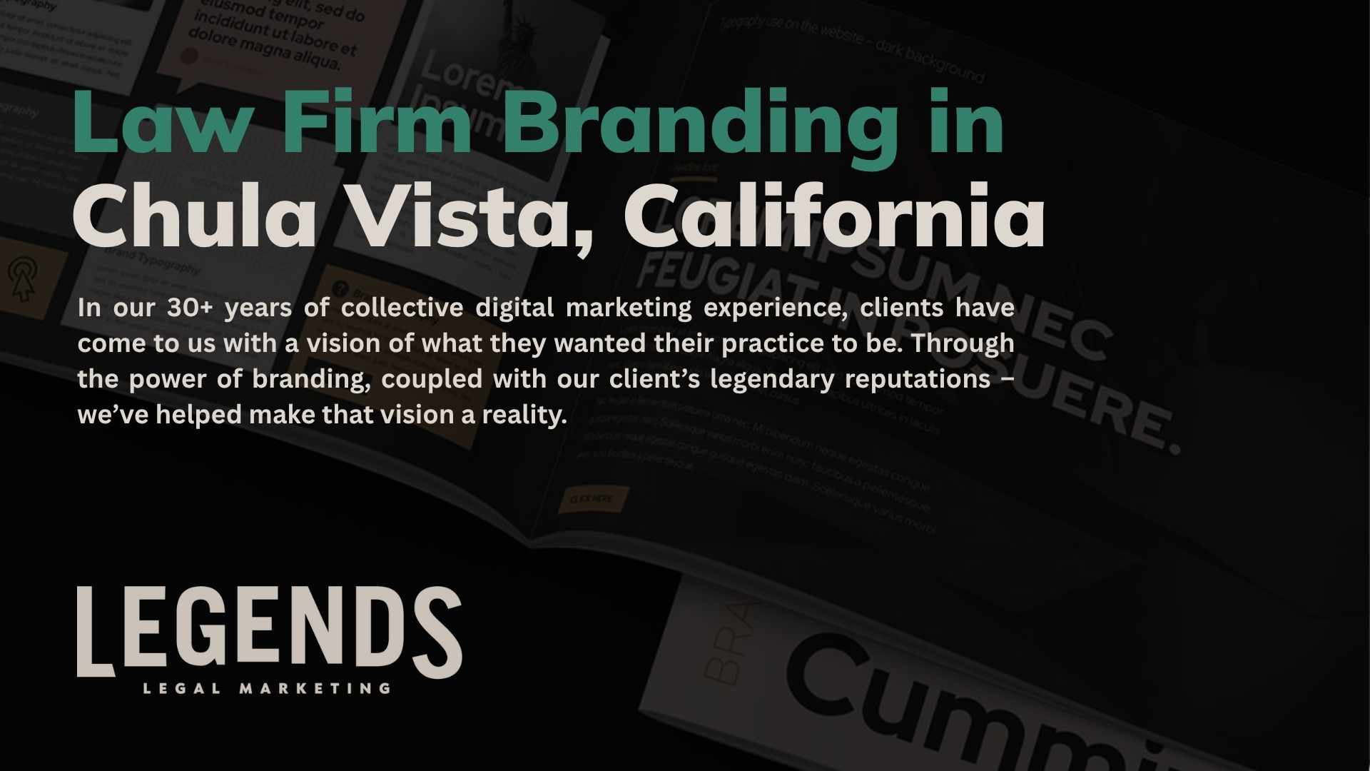 Leading Law Firm Branding Near Chula Vista, California
